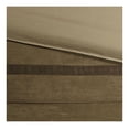 7 Piece Comforter Set Taupe & Brown - Faux Suede Bedding - Includes ...
