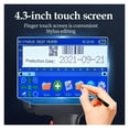 12.7mm Handheld Inkjet Printer, Portable Label Lot QR Code Packaging ...