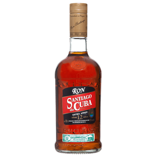 Ron Santiago De Cuba Extra Añejo 12 Años 700 ml Santiago De Cuba Extra ...