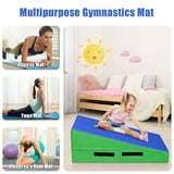 Costway Incline Gymnastics Mat, Wedge Ramp, Fitness Skill Tumbling ...