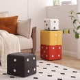 20x20cm Footstool for Couch Modern Living Room Bedroom Stool Seat ...