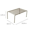 Smart Design Cabinet Storage Shelf Rack - Medium- 8.5 x 13.25 inch ...