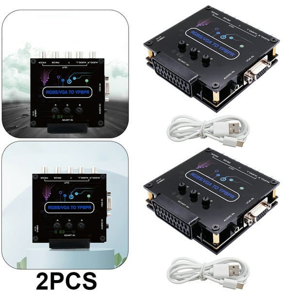 Nuevo Convertidor Diferencia Color RGBS VGA SCART A YPBPR | Walmart en ...