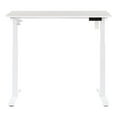 Primo 48" Sit-to-Stand Electric Desk in White Engineered Wood - Walmart.com