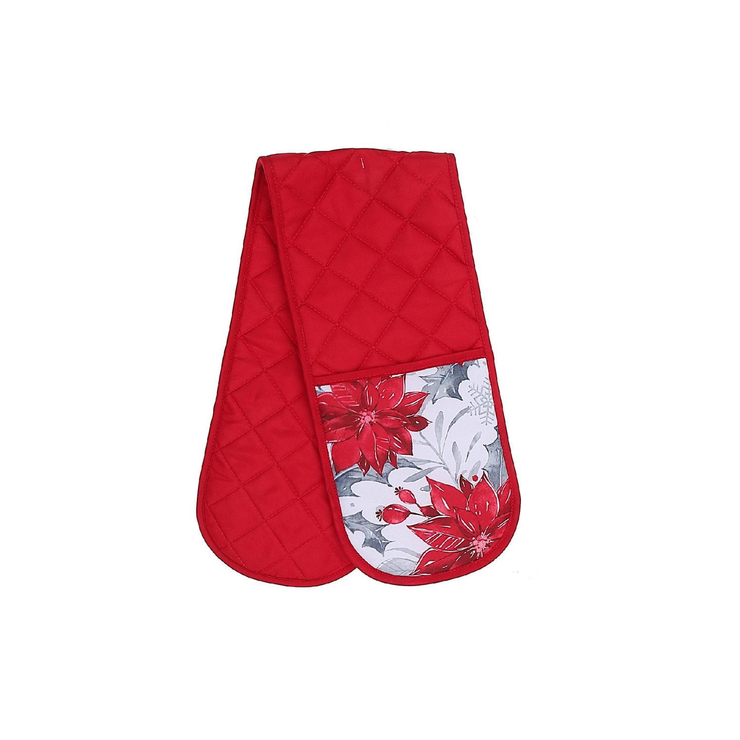 Click here for Ih Casadécor Christmas Double Oven Mitt Red Poinse... prices