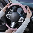 All-Season Ice Silk Breathable Car Steering Wheel Cover, Elastic Soft ...
