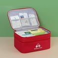 Double Layer First Aid Kit Polyester Material Waterproof Lining ...