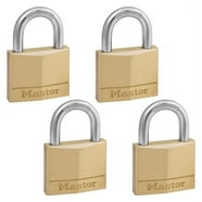 Master Lock 140D Brass Padlock Keyed Different 4-Pack - Walmart.com