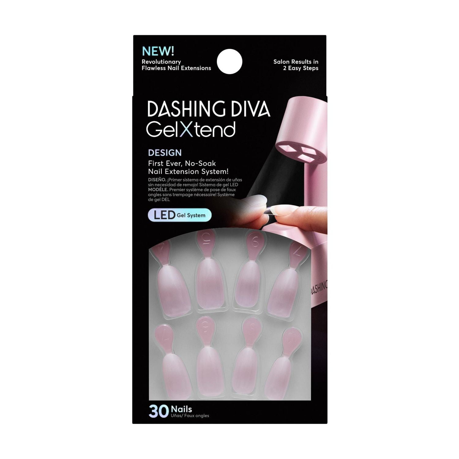 Click here for Dashing Diva - Gel Xtend Design Nails - Graceful G... prices