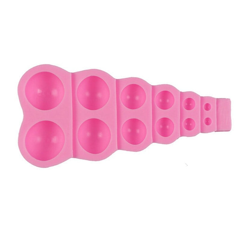 Molde de silicona semicírculo creativo reutilizable DIY molde de ...