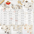 4-5 Years Girls Long Sleeve Pajama Set Toddler Baby Girl Fall Winter ...