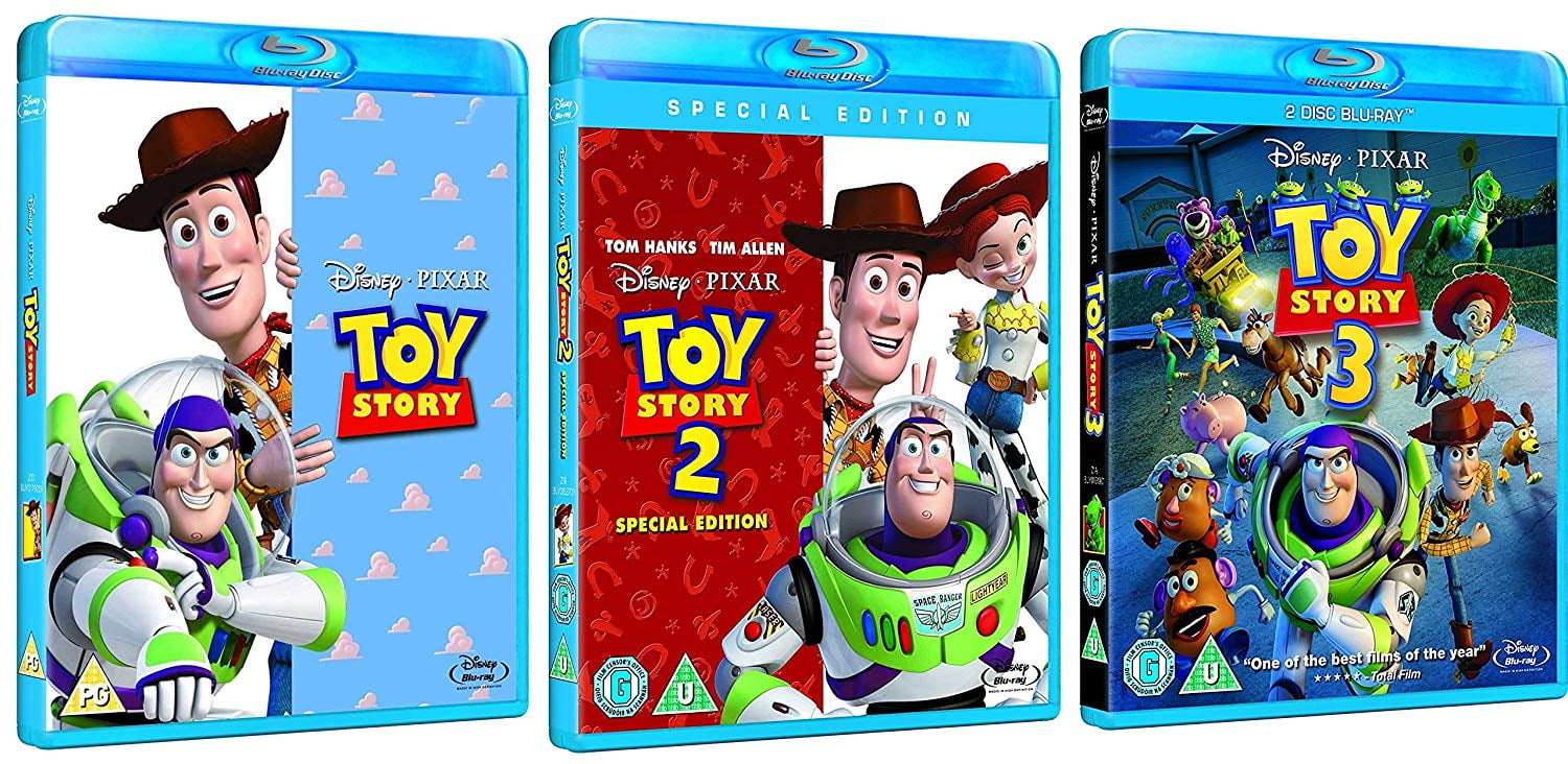 Toy Story Trilogy 1, 2, 3 Bundle Blu-ray - Walmart.com