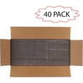 Shipping Boxes Set of 40, 10 x 6 x 6 Inches Corrugated Cardboard Boxes ...