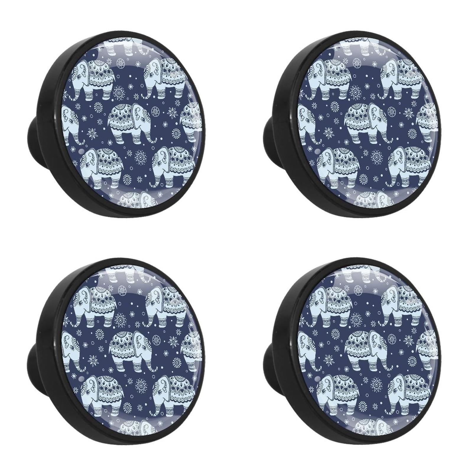 4 Pcs Tribal Ethnic Indian Knobs for Kitchen Cabinet Cupboard Dresser Bookcase Drawer Pulls ...