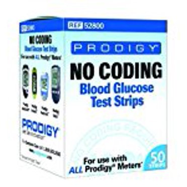 Prodigy No Coding Blood Glucose Test Strips, 50 Count - Walmart.com