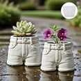 Artistic Jeans Themed Plant Container Lovely Small Jeans Themed Resins ...
