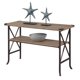 Convenience Concepts Brookline Console Table, Driftwood/Brown Frame - Walmart.com