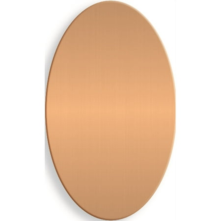 1 1/8 x 1 7/8 Oval Copper Alum Plates-Sets of 6 (1.13x1.88mm) | Walmart ...