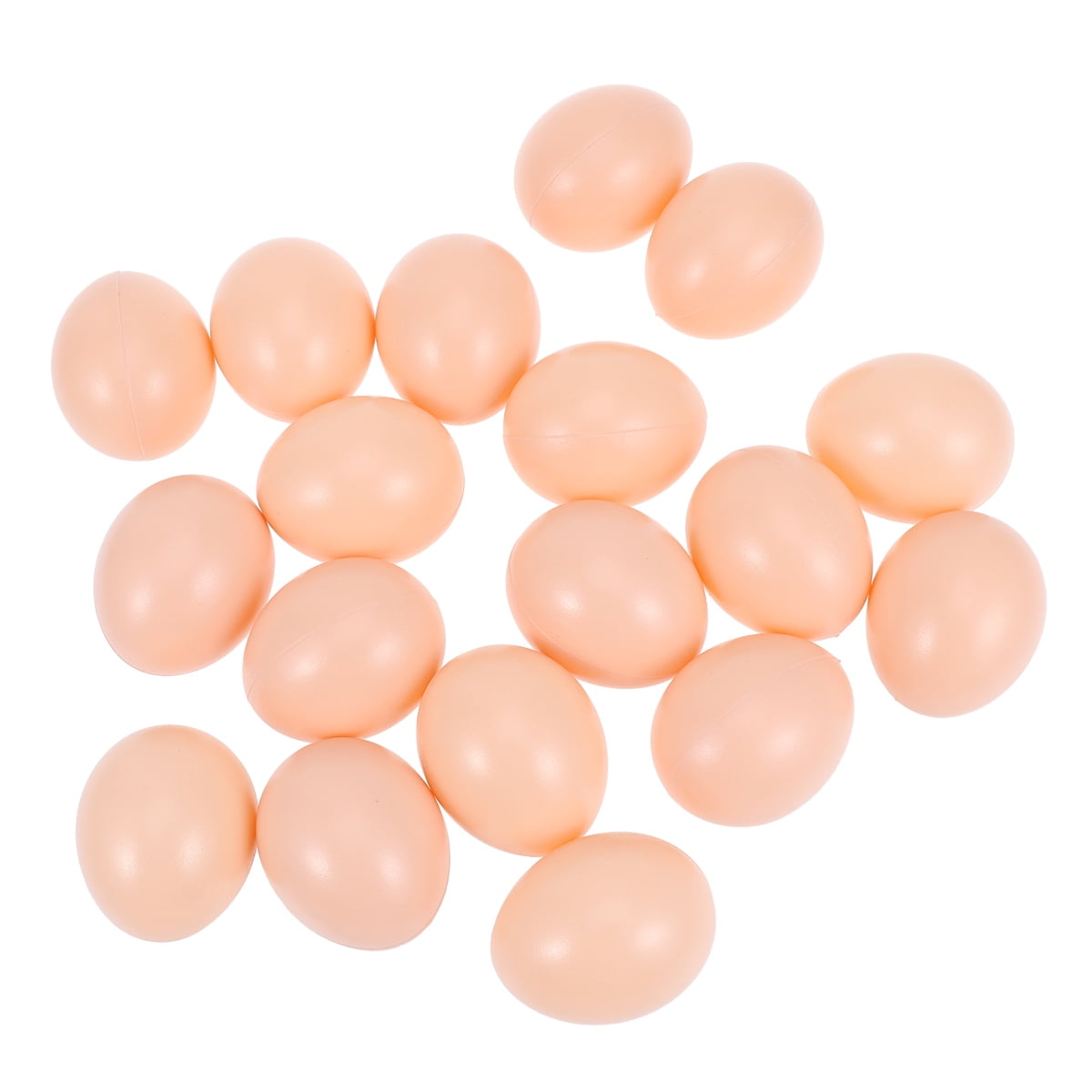 Hemoton 30pcs Plastic Chicken Eggs Kids DIY Toys Artifical Eggs for ...
