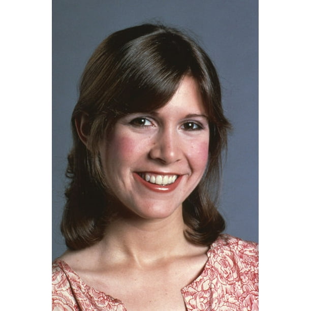 Carrie Fisher lovely young smiling portrait circa Star Wars era 24x36 ...