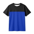 Color Short Sleeve For Boys Casual Comfortable Kids Tee Shirt With ...