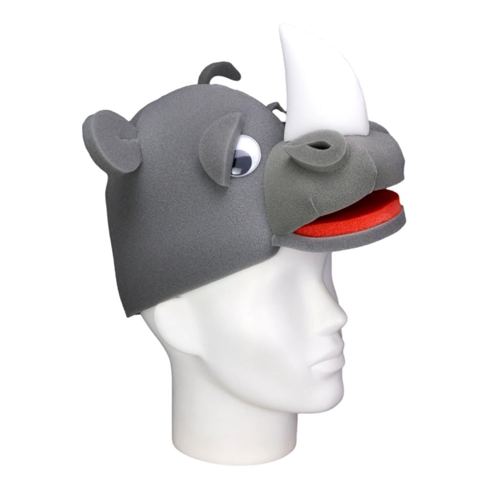 Rhino Hat - Safari Animal Hat - Animal Costume Hat - Handmade Rhino Hat ...