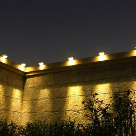 Eaves Light 4pcs Solar Fence Lamp Eaves Light Useful Garden Lights ...