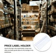 Pavo 10pcs Retail Shop Price Tag Label Holder Clear Plastic Supermarket ... Pavo 10pcs Retail Shop Price Tag Label Holder Clear Plastic Supermarket ...