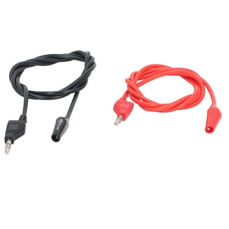 Banana To Clip , Flexible Multimeter Banana Plug Cable Stackable for ...