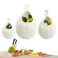 Home Textile Storage,Hanging Baskets For Kitchen 3 Pack Wall Hanging ...