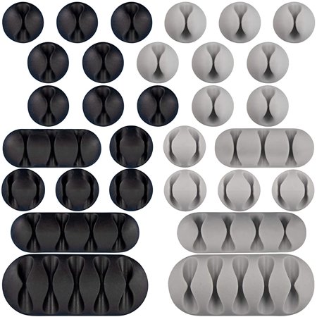 ALmi 30 Pieces Cable Clips Holder Self Adhesive Cable Holders Muti ...