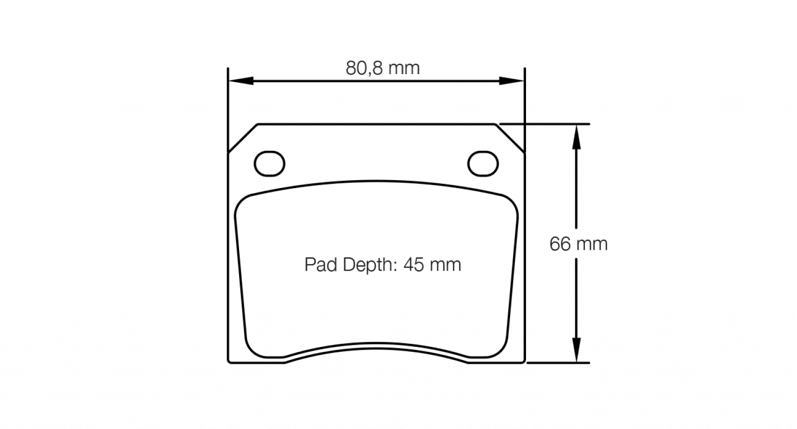 Pagid Racing 8041 RSH42 Compound Brake Pads - Walmart.com