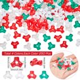 1000Pcs 4 Colors Plastic Beads for Jewely Making Triangle Mixed Color ...
