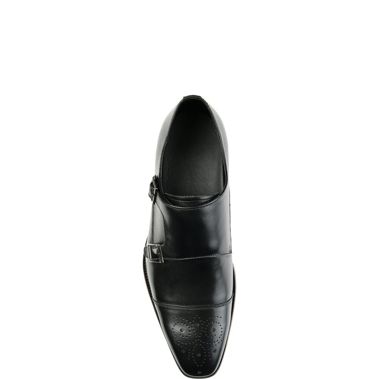 Tuck & Von Men's Genuine Leather Double Monk Strap Dress Tuck & Von Men's Genuine Leather Double Monk Strap Dress
