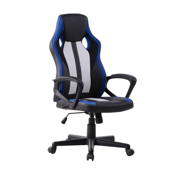 Silla Gamer FURNITURER JAXSON Azul Gaming | Walmart en línea