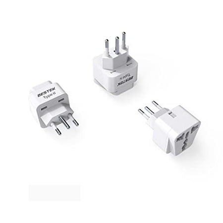 BESTEK Brazil, South Africa Travel Plug Adapter, Grounded Universal ...