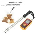 Digital Moisture And Temperature Meter For Grain Portable LCD Display ...