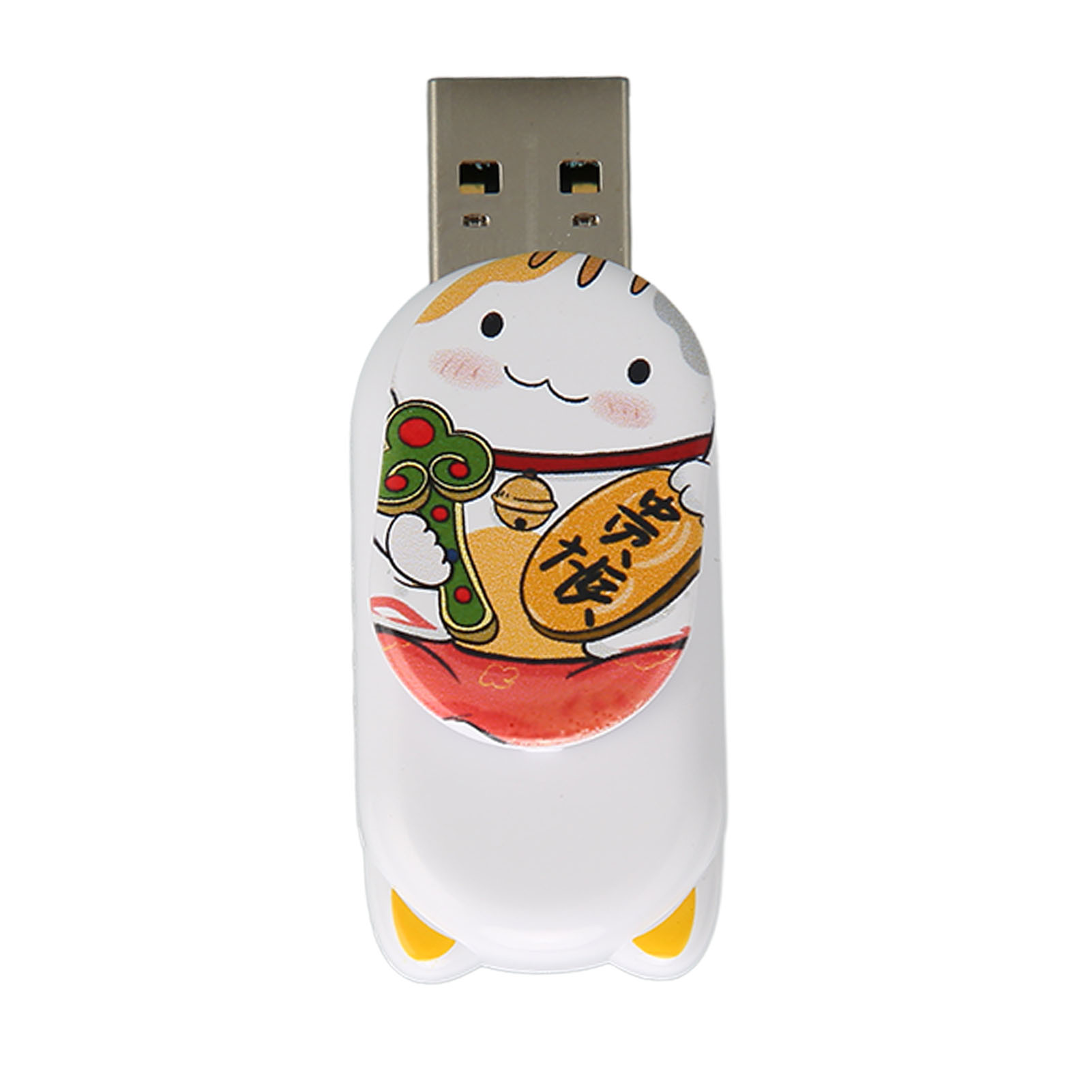 Unidades Flash USB, U Disk Cute Cartoon Stable Technology Fortune Cat ...