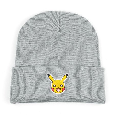 New Pokemon Anime Figure Go Knitted Hat Pikachu Hip Hop Boy Girl Caps ...
