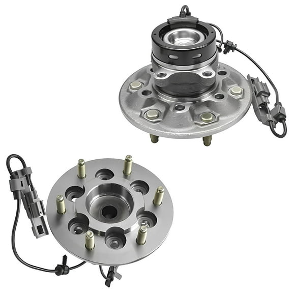 Detroit Axle - 2WD Front Wheel Bearing Hubs for 2004-2008 Chevy ...