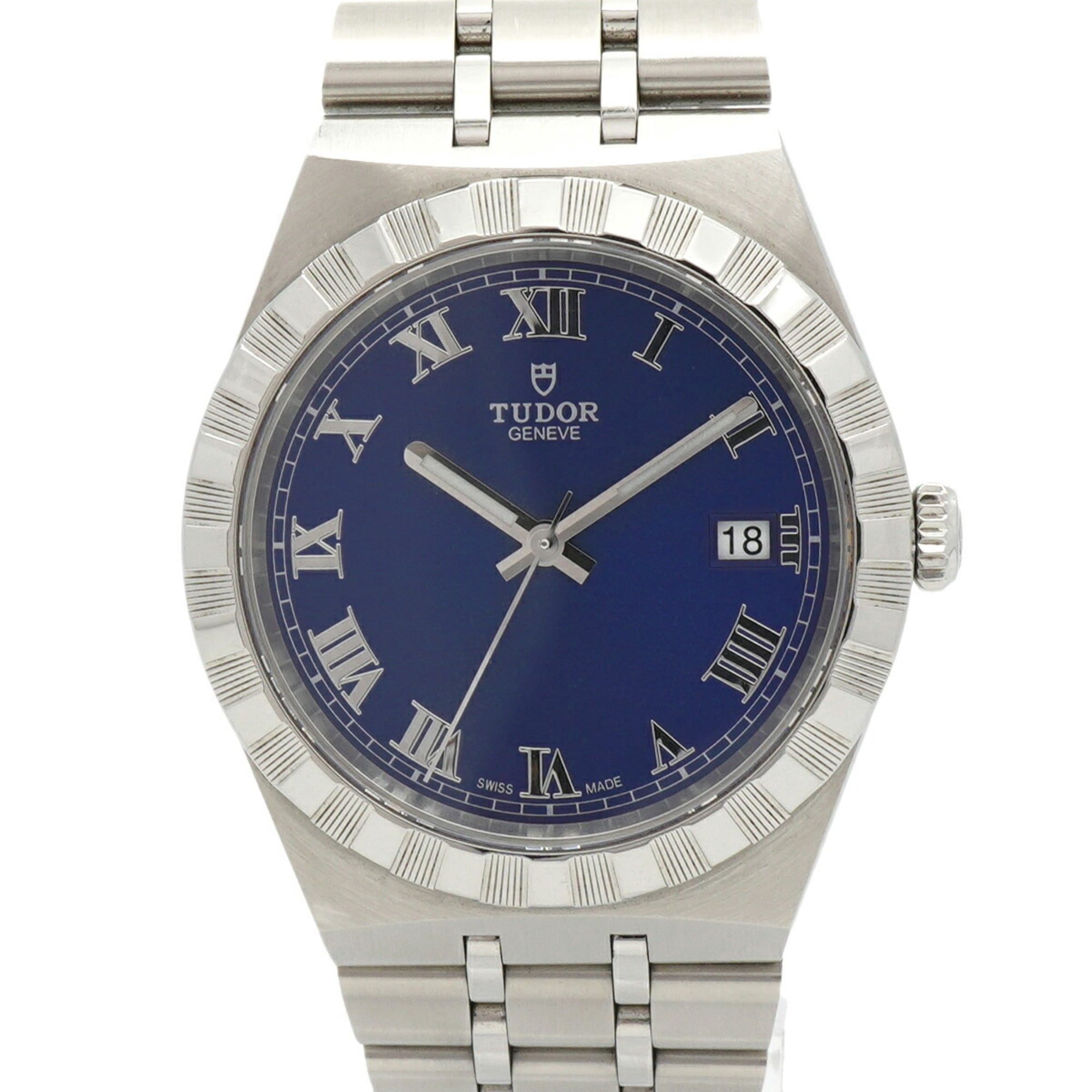 Pre-Owned Tudor Royal 28500 Navy Dial Men's Watch - Walmart.com