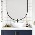 Bathroom Sink, White Ceramic Elliptical Vessel Sink - Above Counter ...
