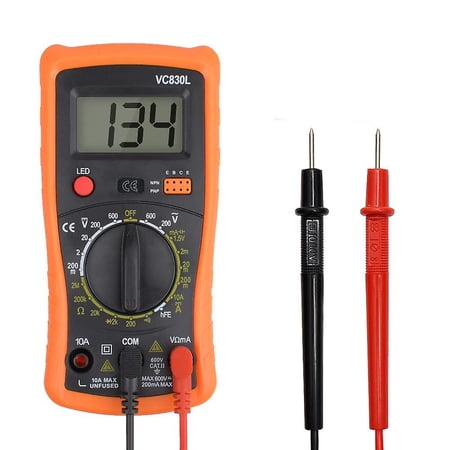VC830L Digital Multimeter Handheld Digital Multimeter Ammeter Voltmeter ...