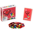 PLUS PLUS - Puzzle by Number - 250 Piece Hearts - Construction Building ...