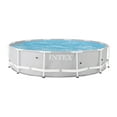 Intex 26700EH 10ft x 30in Prism Metal Frame Above Ground Backyard ...