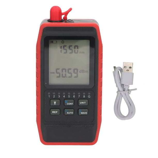 Fiber Optic Cable Tester Portable ‑60 To 8dBm 700mAh 6 Calibrated ...
