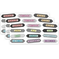 Ashley Productions Magnetic Die-Cut Timesavers & Labels, Months of the ...