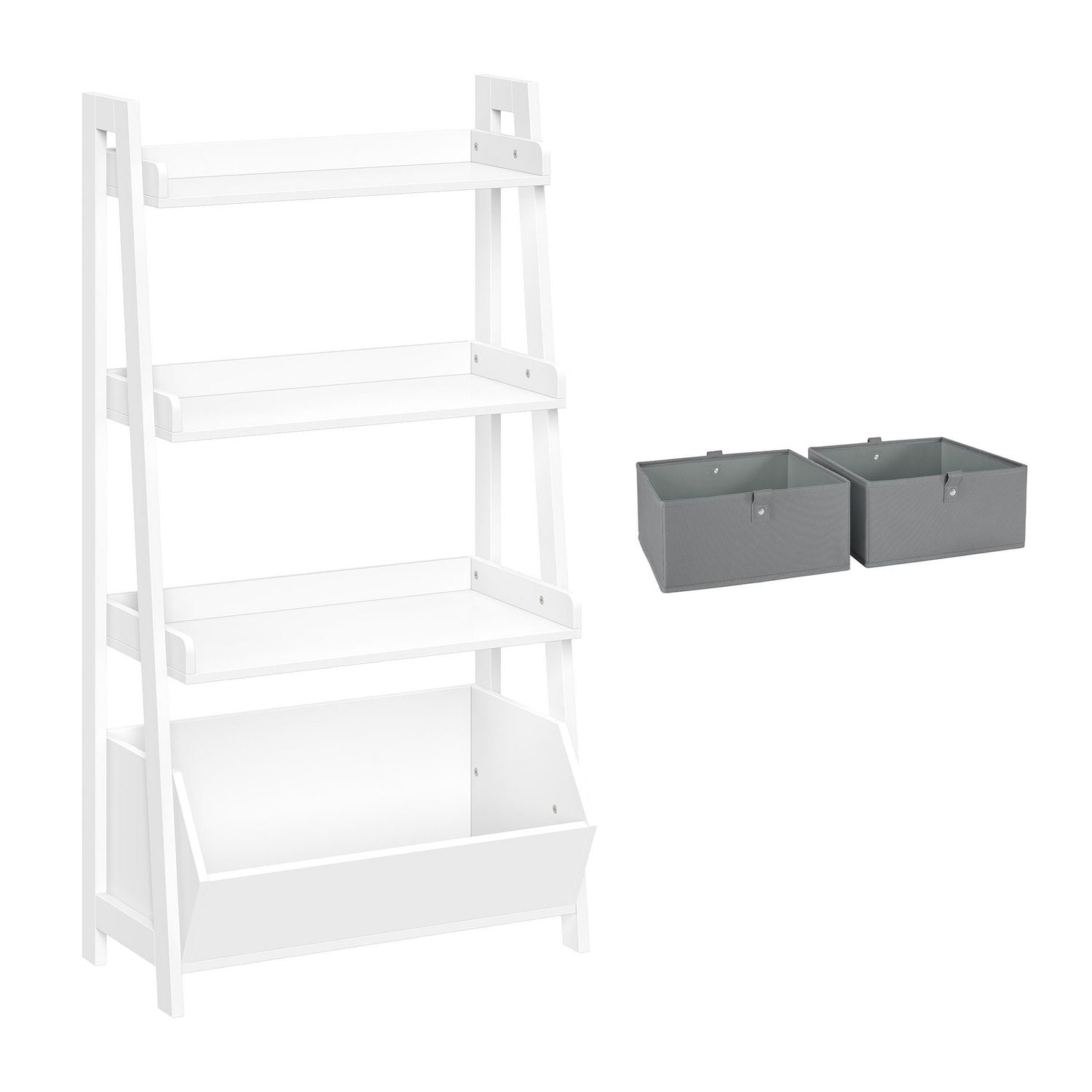 Click here for Riverridge Kids 4-Tier 24in Ladder Shelf With Toy... prices