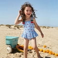 CHENge Swimsuit for Girls Classic Polka Dot Breathable Sun Protection ...