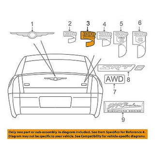 2008 Chrysler 300c Badges